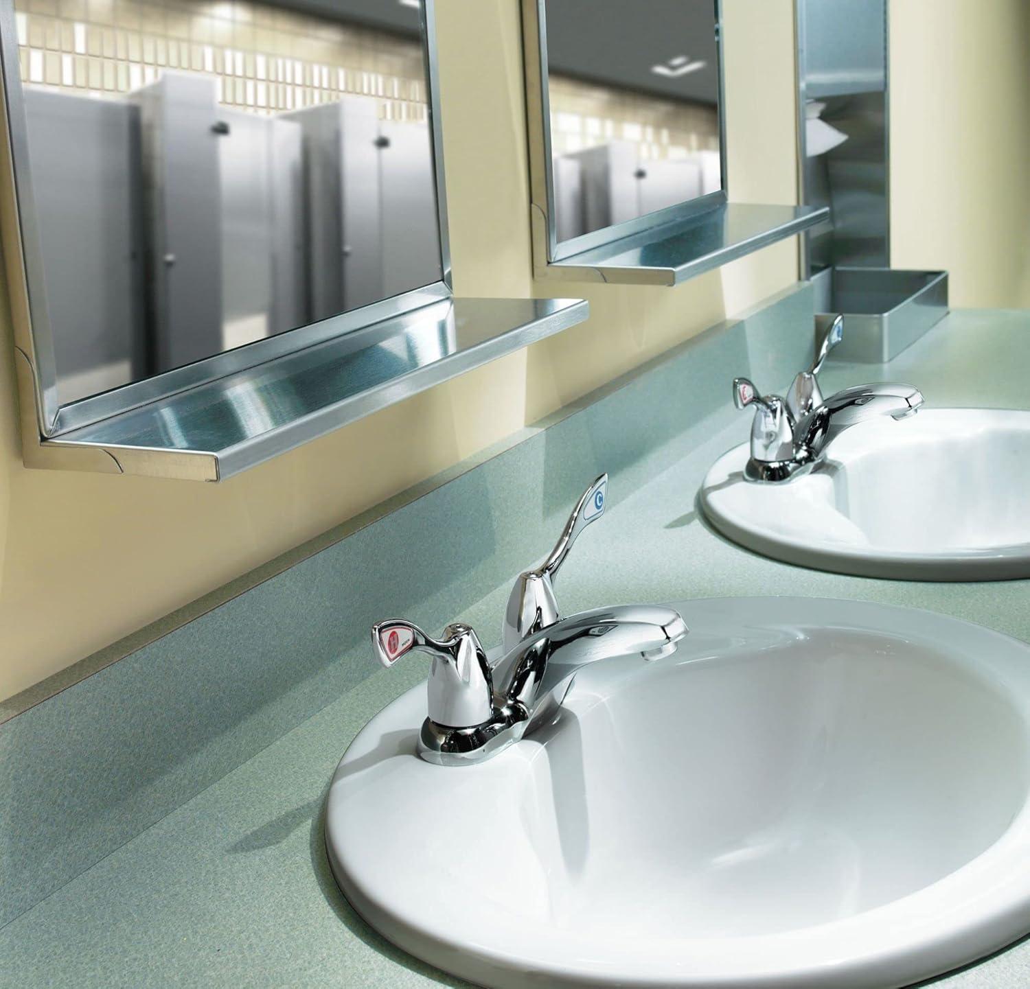 Moen Commercial M-Bition Chrome Two-Handle Centerset Bathroom Faucet 1. ...