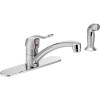 Moen 8244 Commercial M-Dura Kitchen Faucet with Side Spray with 4-Inch ...